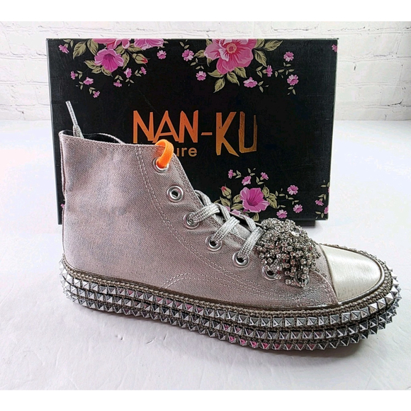 Nan - Ku | Shoes | Nanku Cruise Studded Hi Top Sneakers Mellow Mauve ...